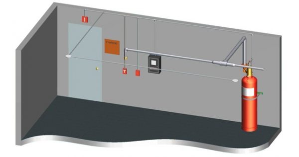 Dry Chemical Powder Extinguishing System - طراحان نوین راهکار ASEC-int.com